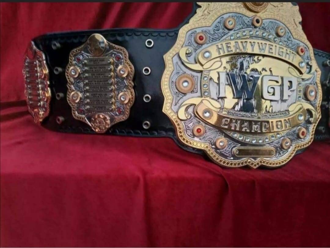 IWGP WORLD HEAVYWEIGHT Wrestling Championship Title Belt - Etsy