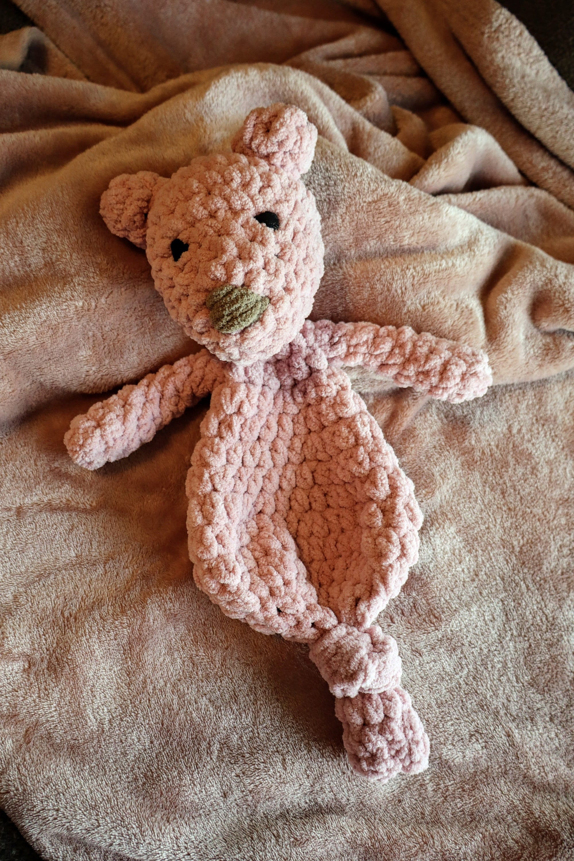 Snuggle Bear Lovey Crochet Baby Bear Snuggler Lovey Crochet Bear - Etsy