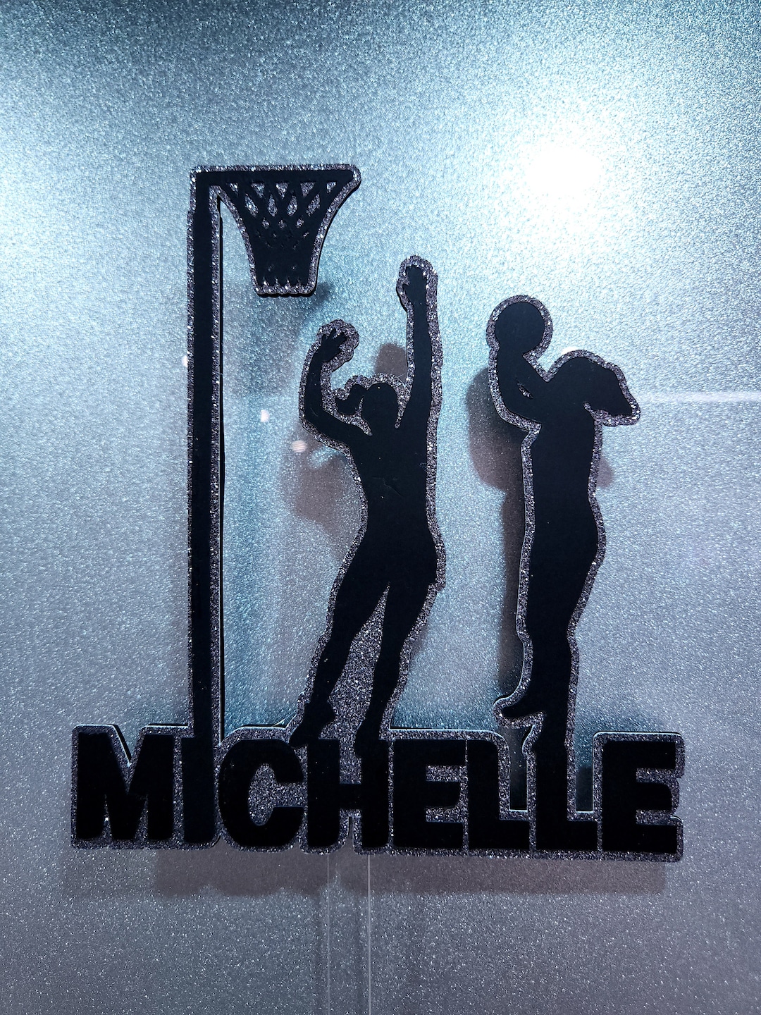 Netball Cake Topper, Customer Netball Cake Topper, Personalised Netball ...