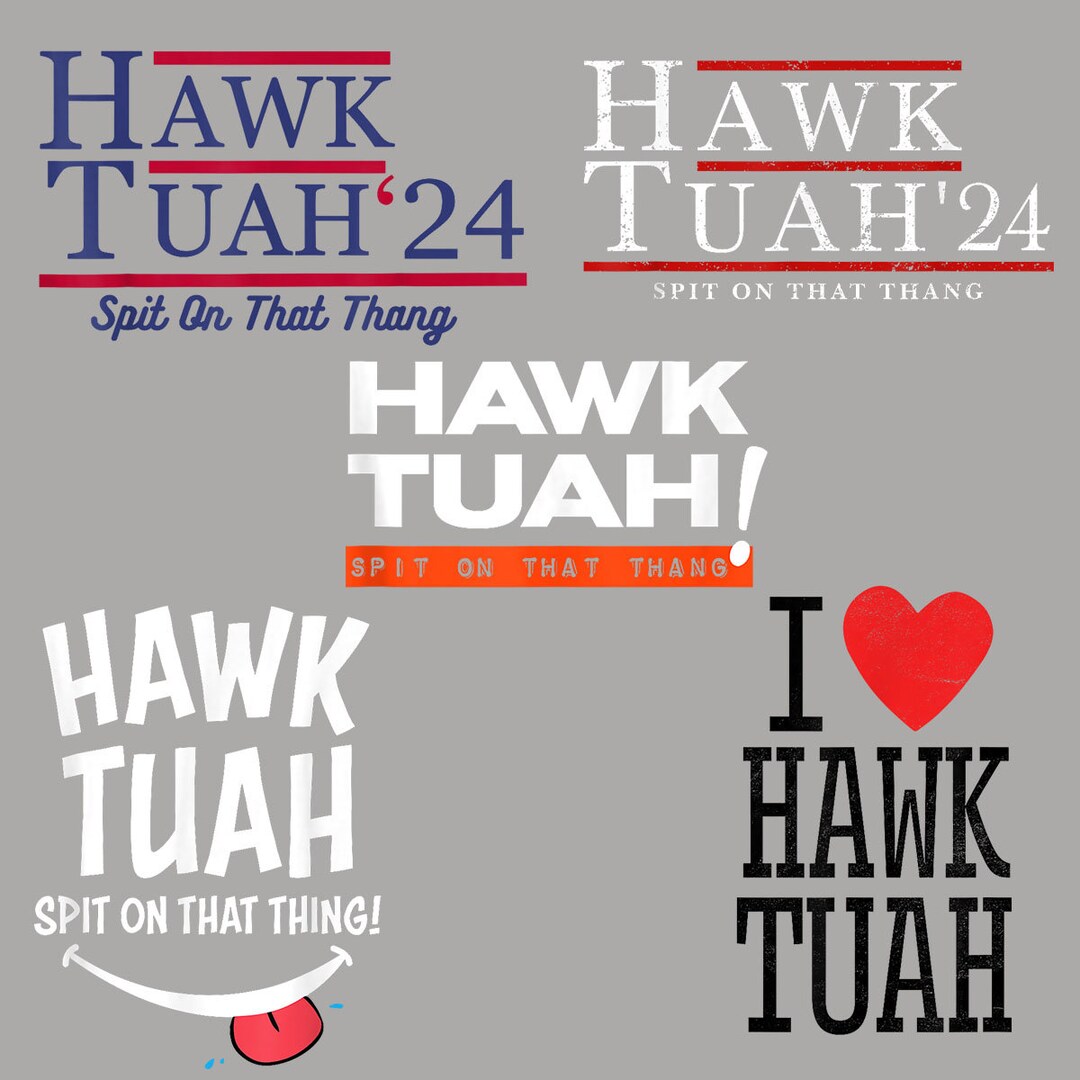 5 File Hawk Tuah 24 Spit on That Thang , Heart Guy Spit Joke Wet Png ...