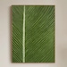 Large Green Leaf Painting Green Abstract Painting Leaf Oil Painting on ...