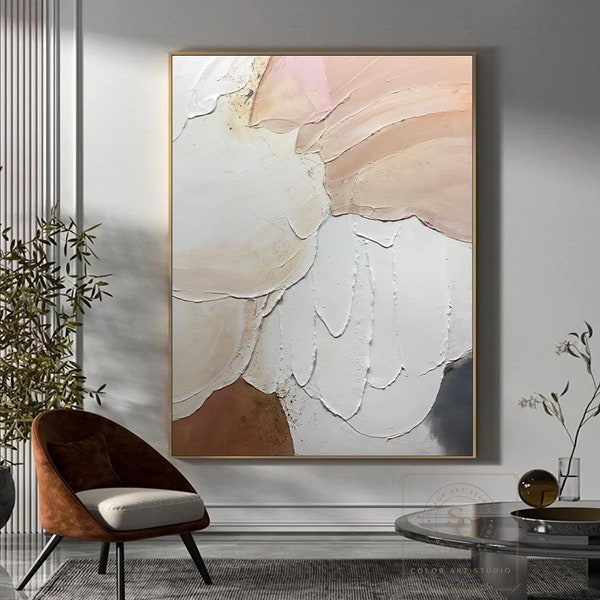 Neutral Textured Wall Art - Etsy