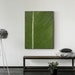 Large Green Leaf Painting Green Abstract Painting Leaf Oil Painting on ...