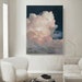 White Cloud Wall Art Large Cloudy Sky Painting Original Cloud Oil ...