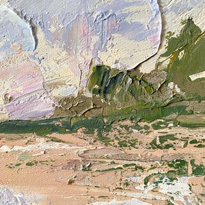 Beige Abstract Painting Beige Texture Art Beige Minimalist Wall Art ...