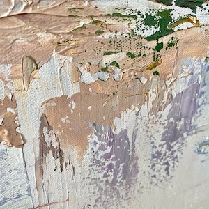 Beige Abstract Painting Beige Texture Art Beige Minimalist Wall Art ...