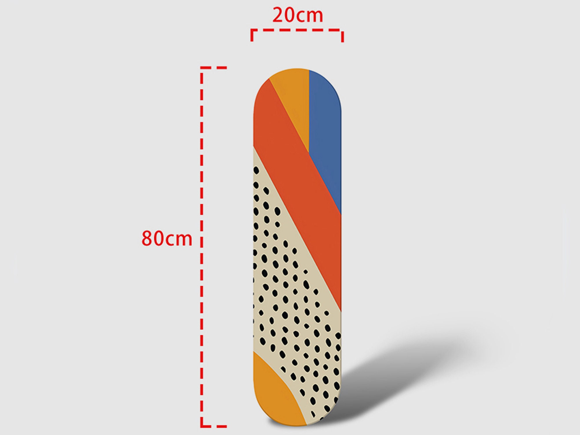 Minimalist Abstract Skateboard Wall Decor, Skate Deck Wall Art ...