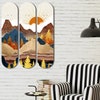 Set of 3pcs Modern Pop Art Skateboard Wall Decor, Street Wall Art ...