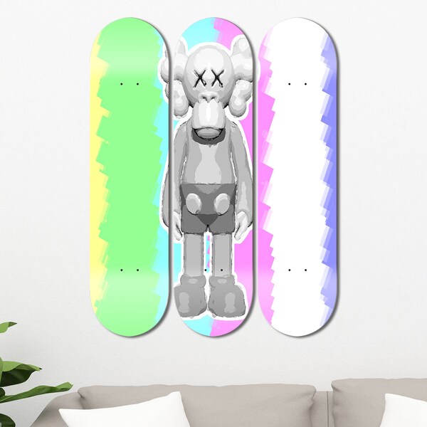 Rainbow Kaws - Etsy UK