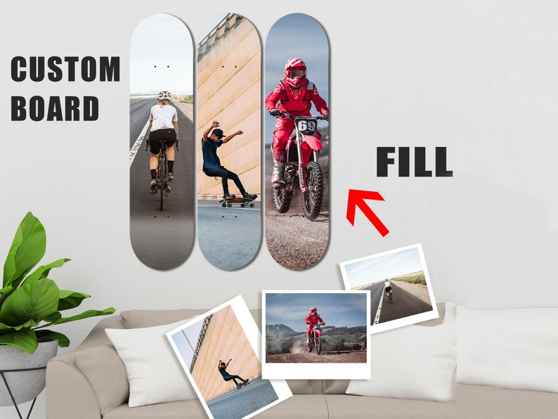 Custom Skateboard Deck Wall Decor, Create Your Own Personalized ...