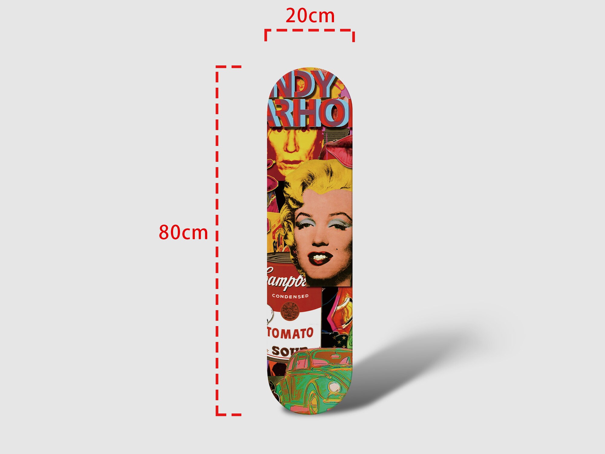 Set of 3pcs Modern Pop Art Skateboard Wall Decor, Street Wall Art ...