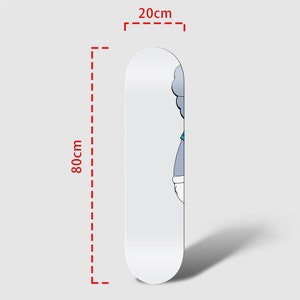 Set of 3pcs Kwas Skateboard Deck Wall Art, Wall Hanged Room Decoration ...