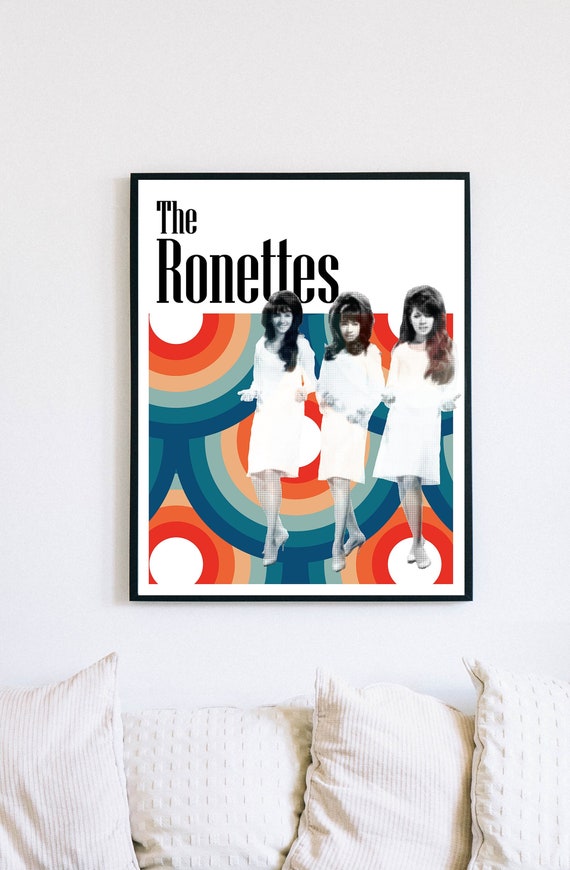 The Ronettes Retro Poster - Etsy