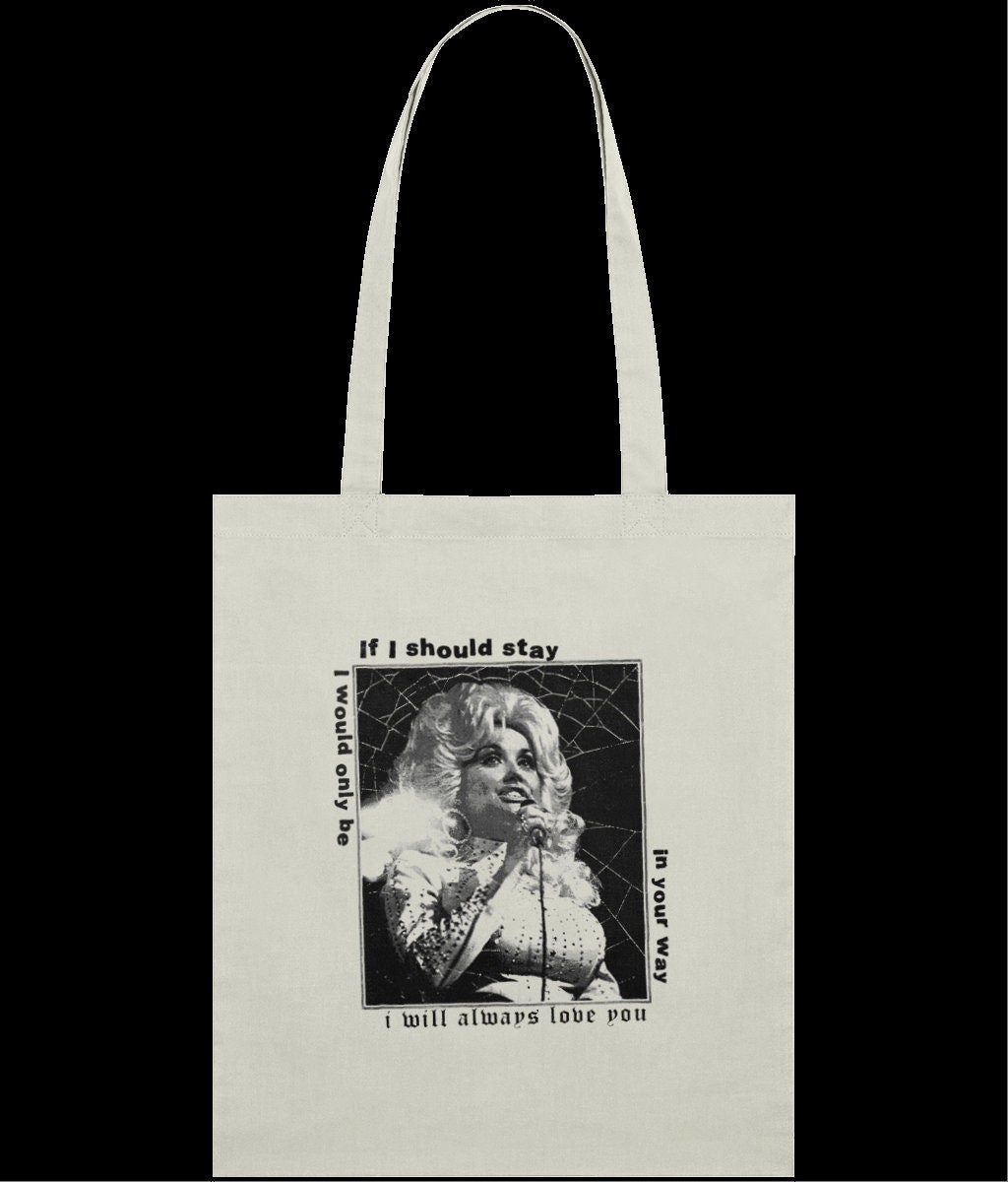 Dolly Parton I Will Always Love You Punk Rock Tote Bag - Etsy