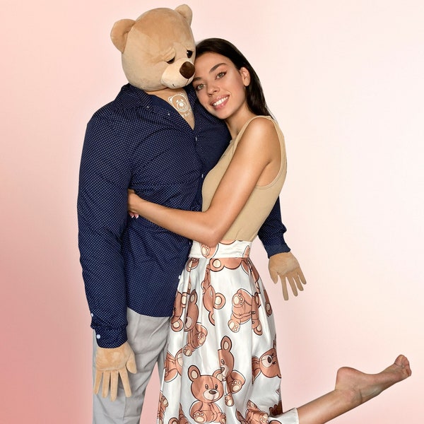 Loving Bear Puffy, Hug Body Pillow, Plush Figure Human Size Gift for ...