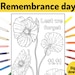 Remembrance Day Poppy Colouring Page, Printable Poppy Coloring Sheet ...
