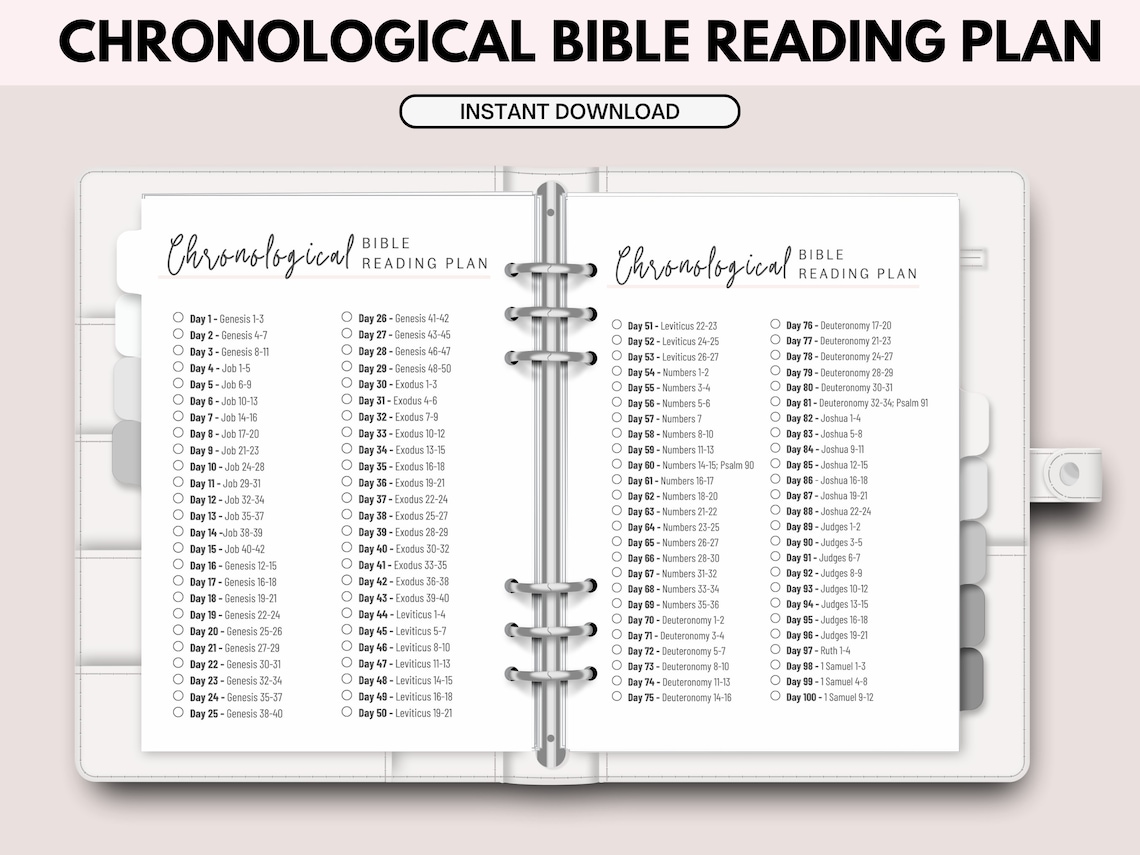 Bible Reading Plan | Bible Reading Goals | New Testament | 365 Days ...