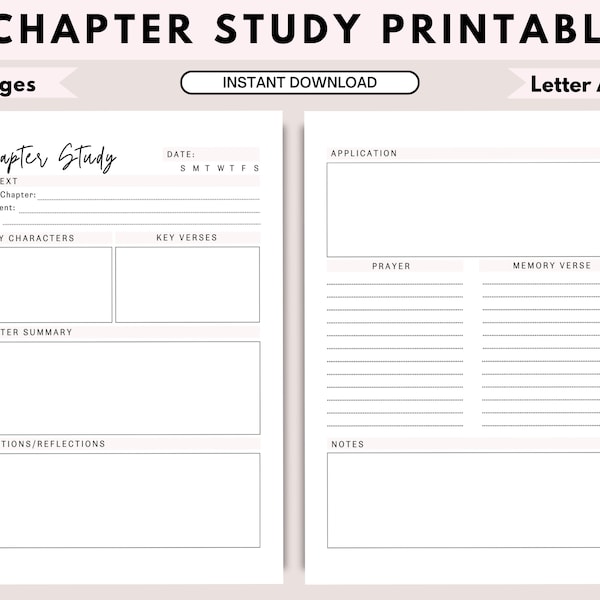 Bible Chapter Mapping - Etsy
