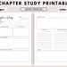Bible Study Printables | Chapter Study Printable | Bible Chapter Study ...