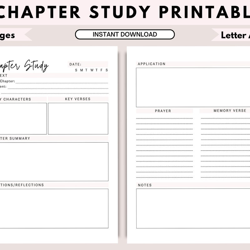 Bible Chapter Mapping - Etsy