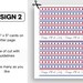 Printable 4th of July Mini Cookie Card, Stars Stripes Cookie Card ...