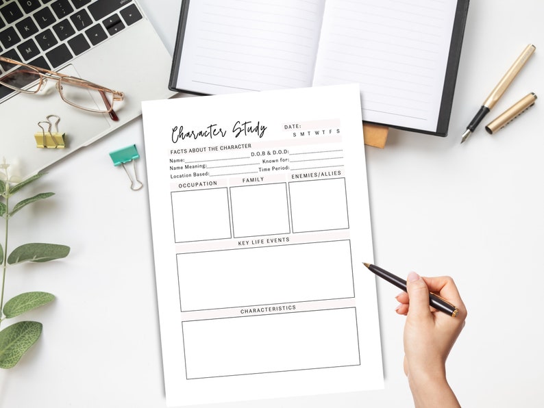 Bible Study Printables | Character Education | Bible Character Study ...