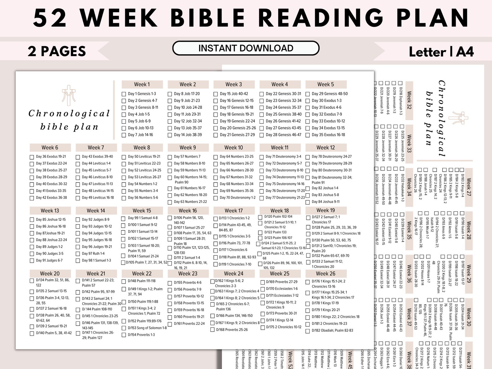 Bible Reading Plan | Bible Reading Goals | New Testament | 365 Days ...