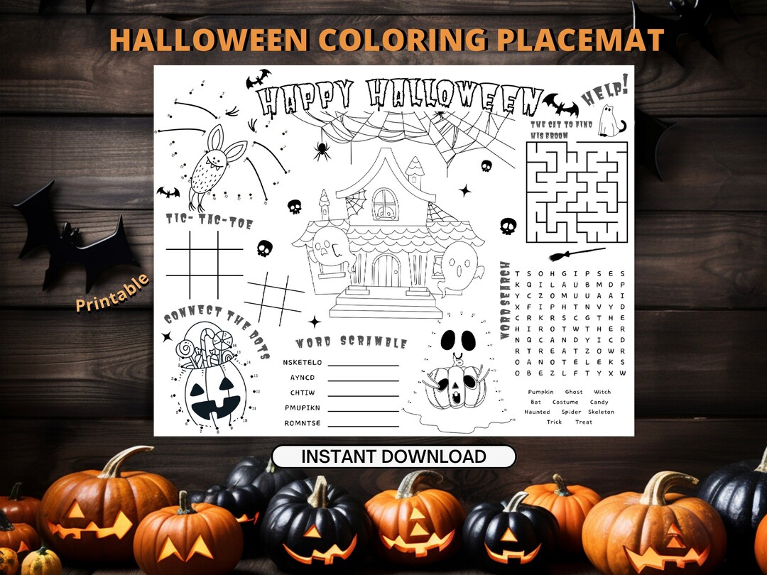 Halloween Activity Sheet | Halloween Activities for Kids | Halloween ...