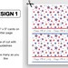 Printable 4th of July Mini Cookie Card, Stars Stripes Cookie Card ...