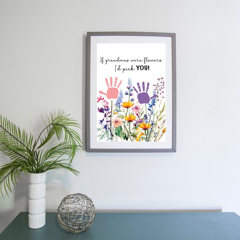 Grandma Handprint Craft | Printable Gift | Gift for Grandma | Baby Art ...