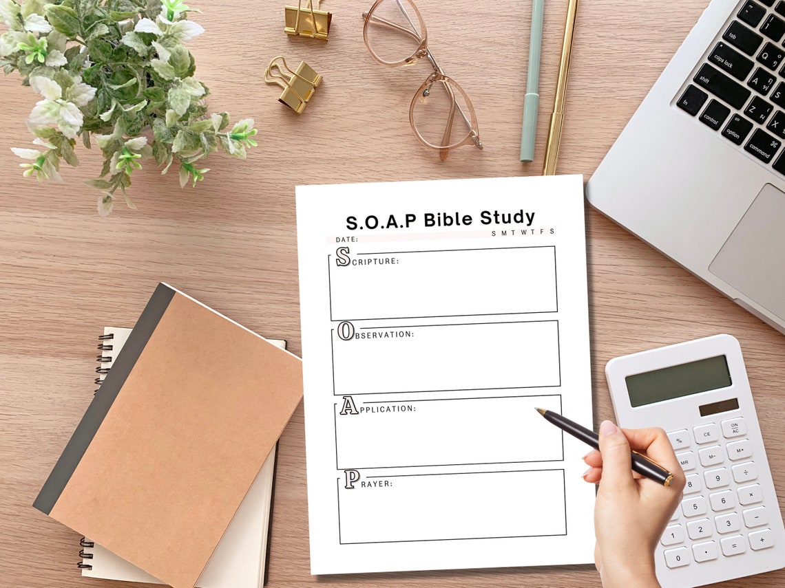 Soap Bible Study Method| Instant Download | Soap Bible Study Template ...