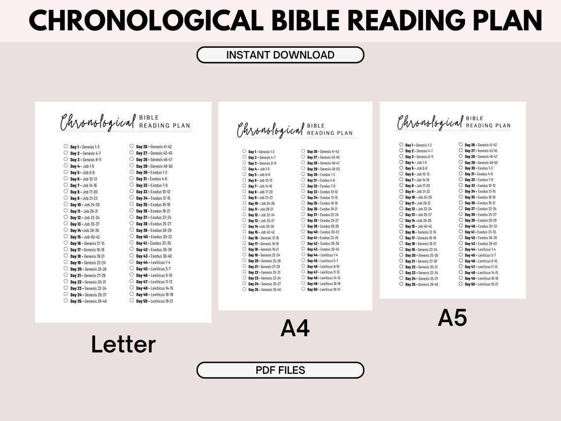 Bible Reading Plan | Bible Reading Goals | New Testament | 365 Days ...
