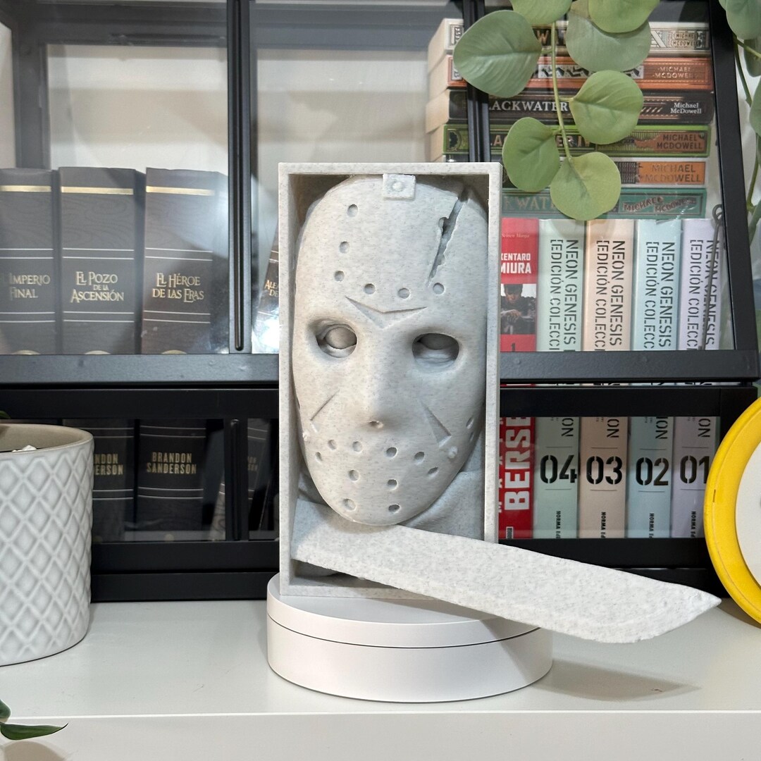 Jason Voorhees Book Nook Bookend | Fantasy Monster Booknook | 20 Cm ...