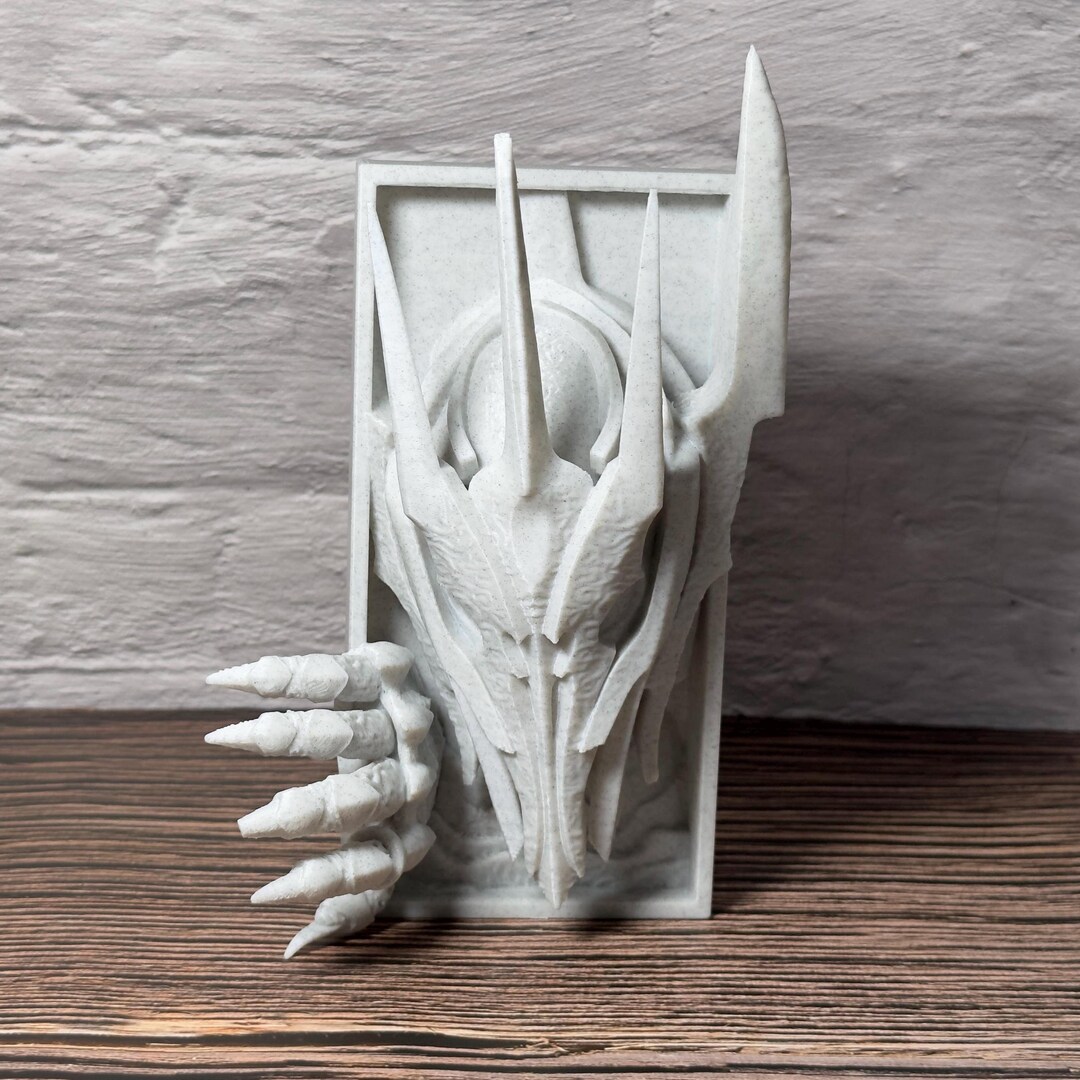 Sauron Book Nook Bookend | Fantasy Monster Booknook | 20 Cm Tall Book ...