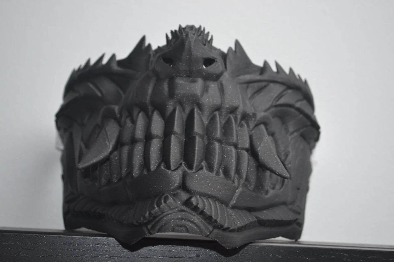 Futuristic Hannya Oni Half Mask - Cyberpunk Costume Accessory - Etsy