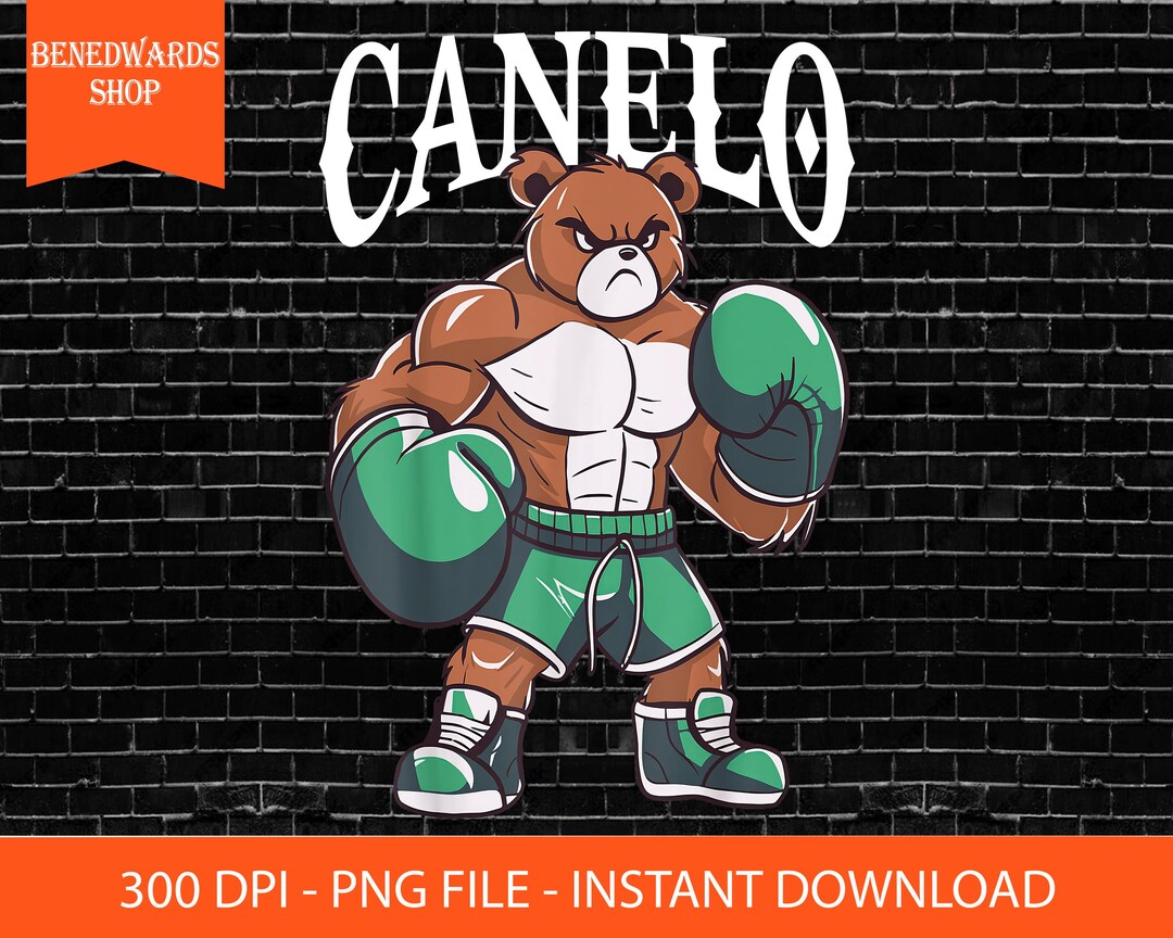 Bear Boxing Png, Canelo Alvarez Bear Png, Boxing Teddy Bear Png ...
