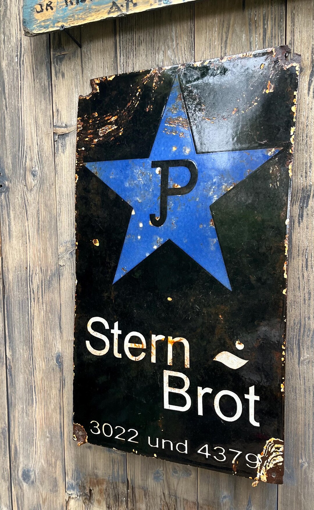 Vintage Original JP Stern Brot German Bread Factory Enamel Art Deco ...