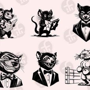Tasmanian Devil SVG Bundle 36 Cut Files Sarcophilus Designs for Laser ...