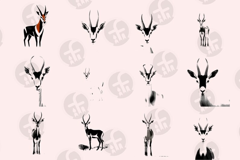 South African Springbok SVG Bundle 75 Cut Files Native - Etsy