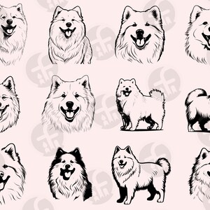 Samoyed SVG Bundle: 99 Dog Breed Cut Files (digital Download) - Etsy