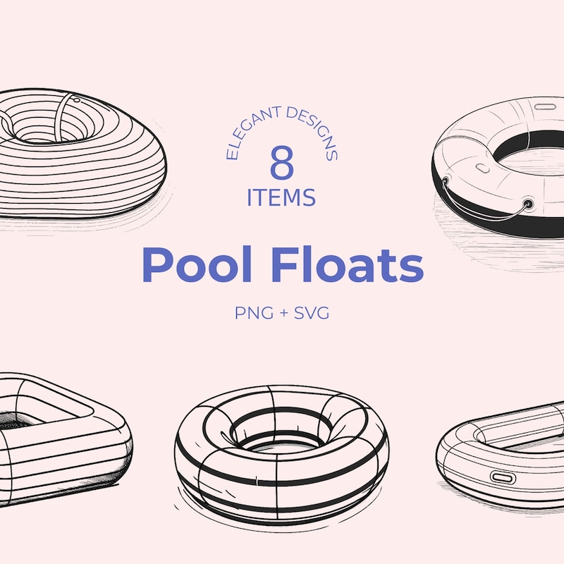 Pool Float Svg - Etsy