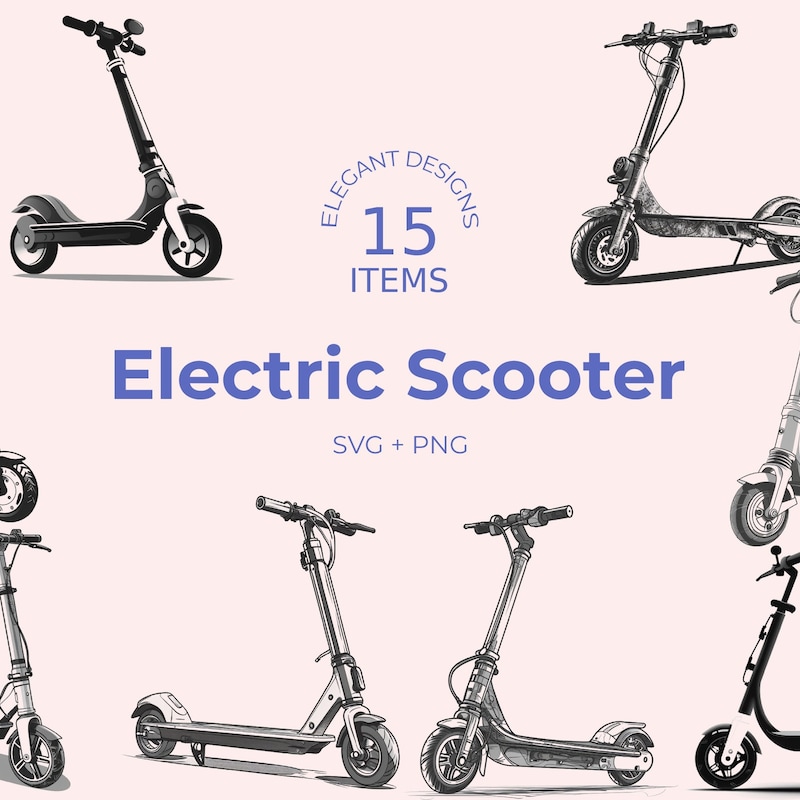 Scooter Svg - Etsy