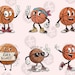 Cartoon Basketball SVG Bundle: Retro Mascot Designs (36 Designs ...