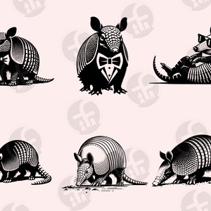 Armadillo SVG Bundle - 36 Cut Files - Designs for Laser Cutting, Cricut, and Sublimation - Texas ...