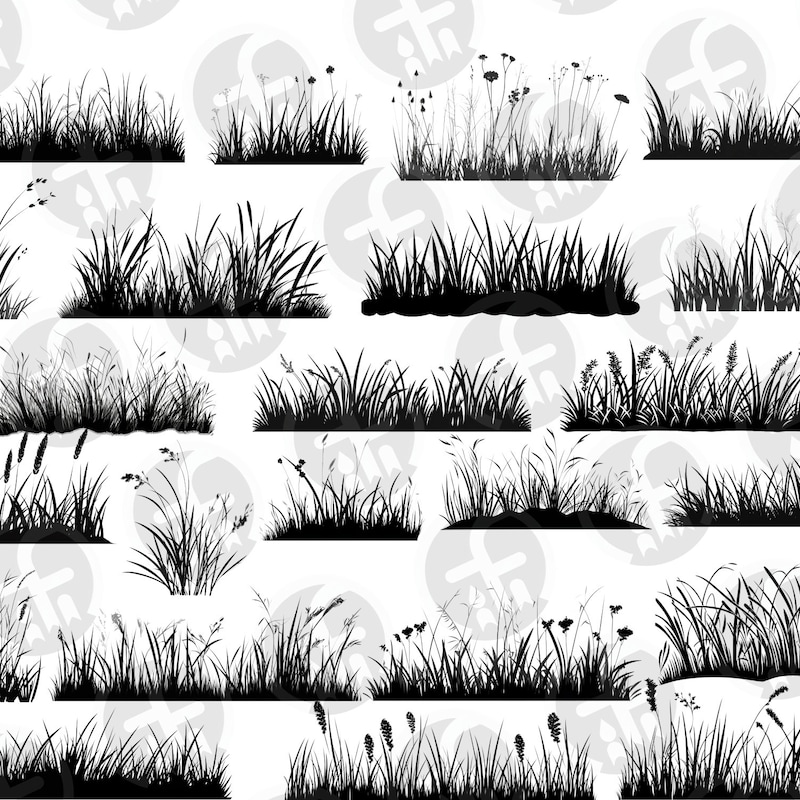Grass Svg - Etsy