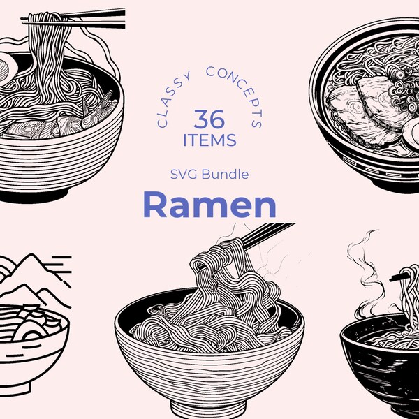 Ramen Svg - Etsy