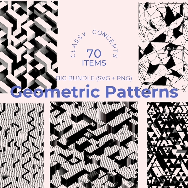 Cricut Geometric Designs - Etsy