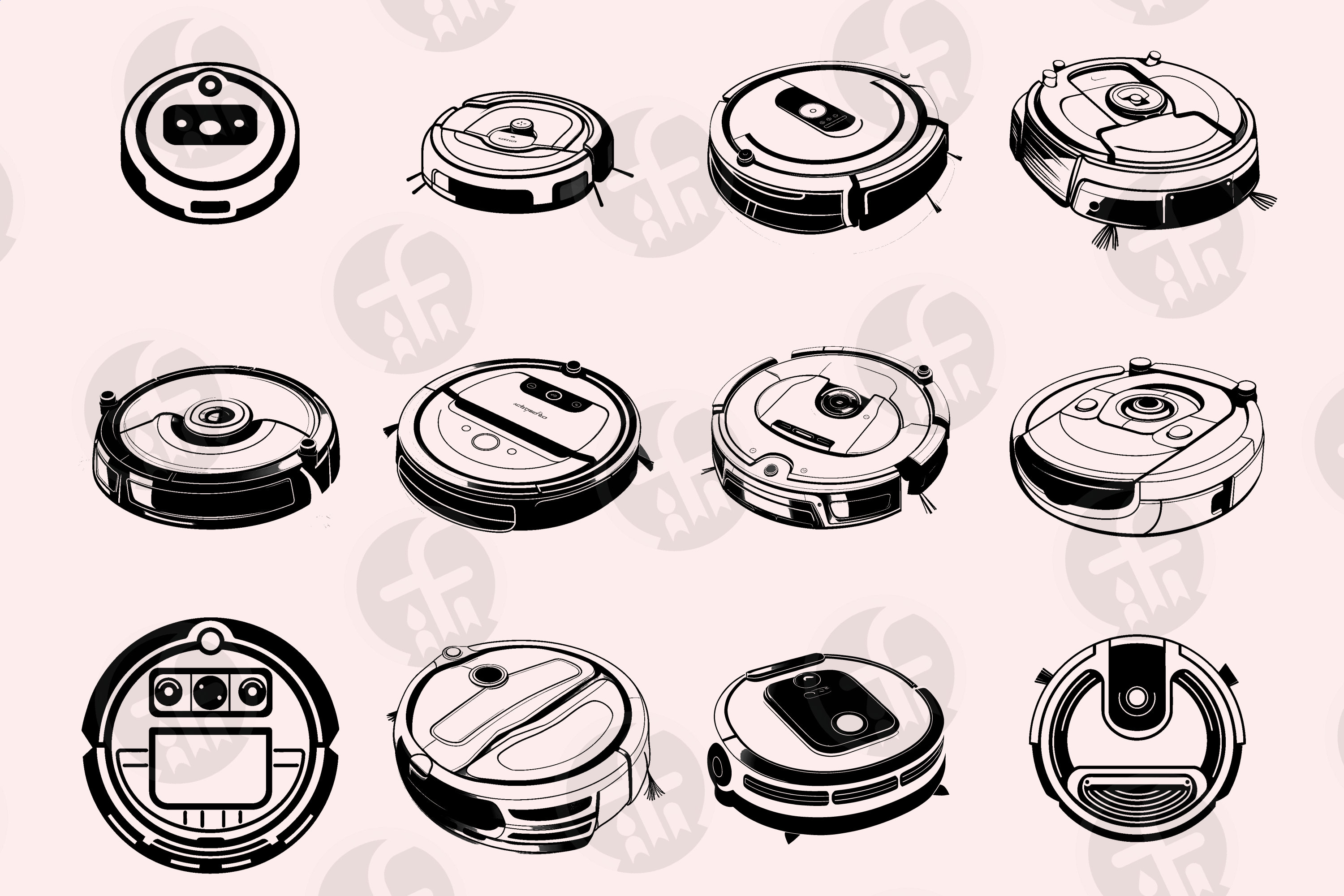 Robot Vacuum SVG Bundle: 36 Cut Files (digital Download) - Etsy Australia