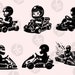 Kart Racing SVG Bundle 36 Designs Kart Decals and Apparel Design ...