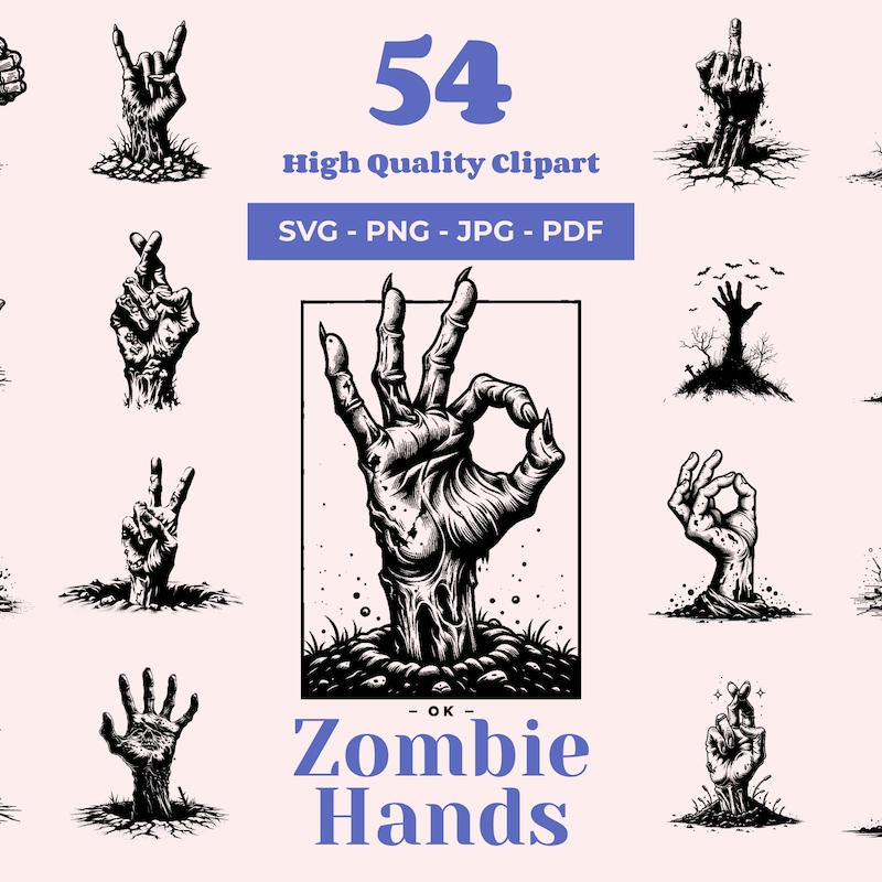 Zombie Hands - Etsy